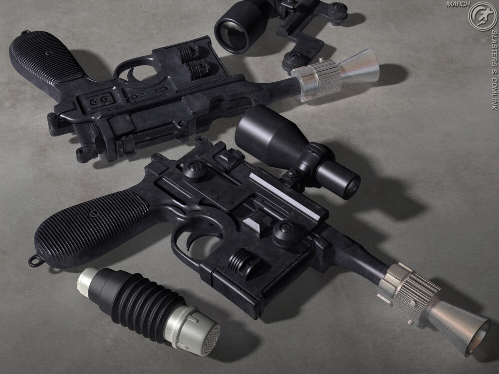 ArtStation - DL-44 Blasters and Remote
