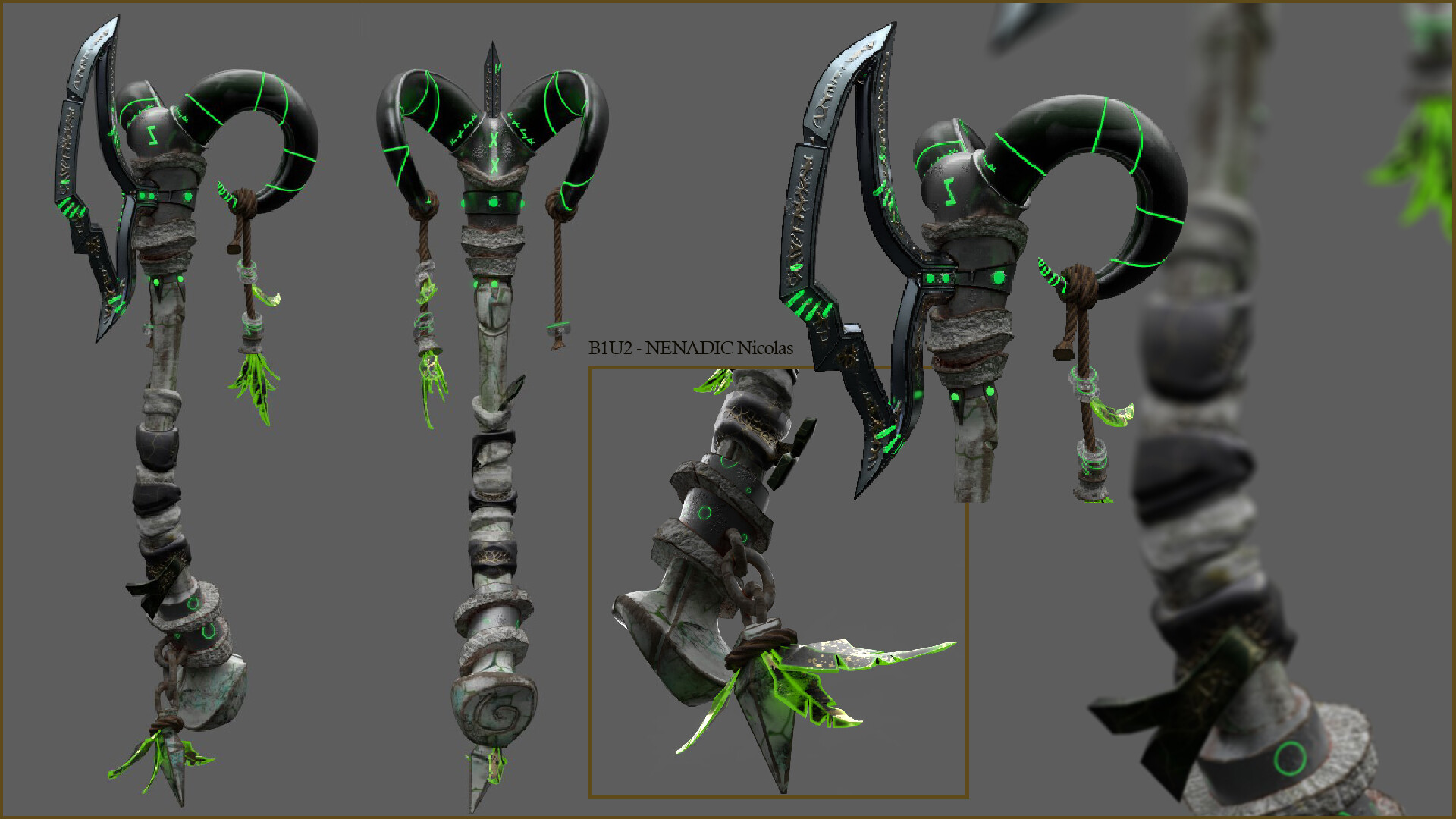 ArtStation - Vikings magical axe