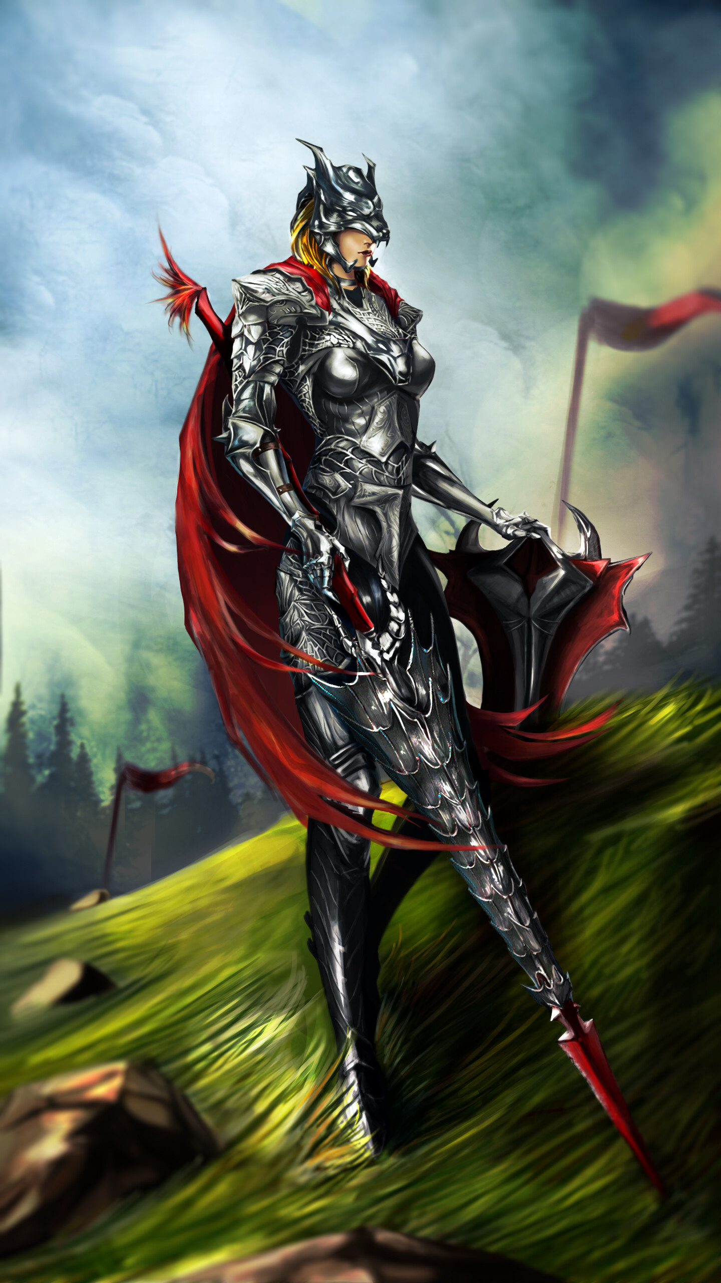 ArtStation - Valk commission