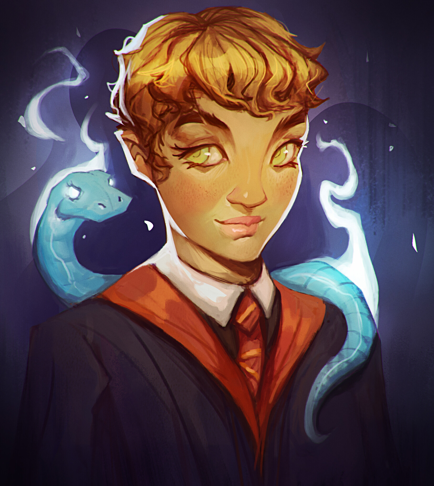 ArtStation - Gryffindor Wizard