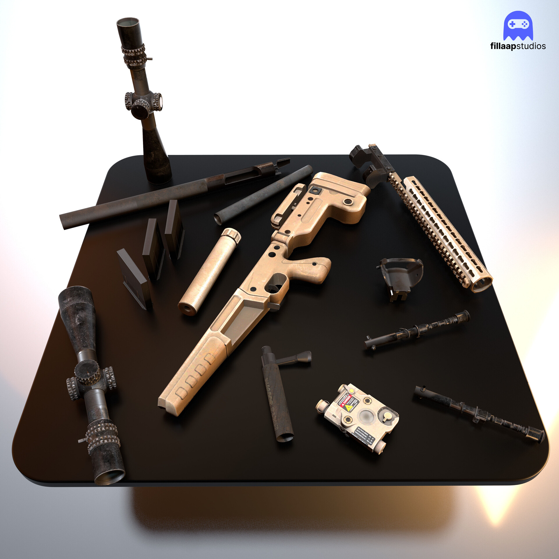 Fillaap Studios - MK13 Mod 7 Sniper Rifle