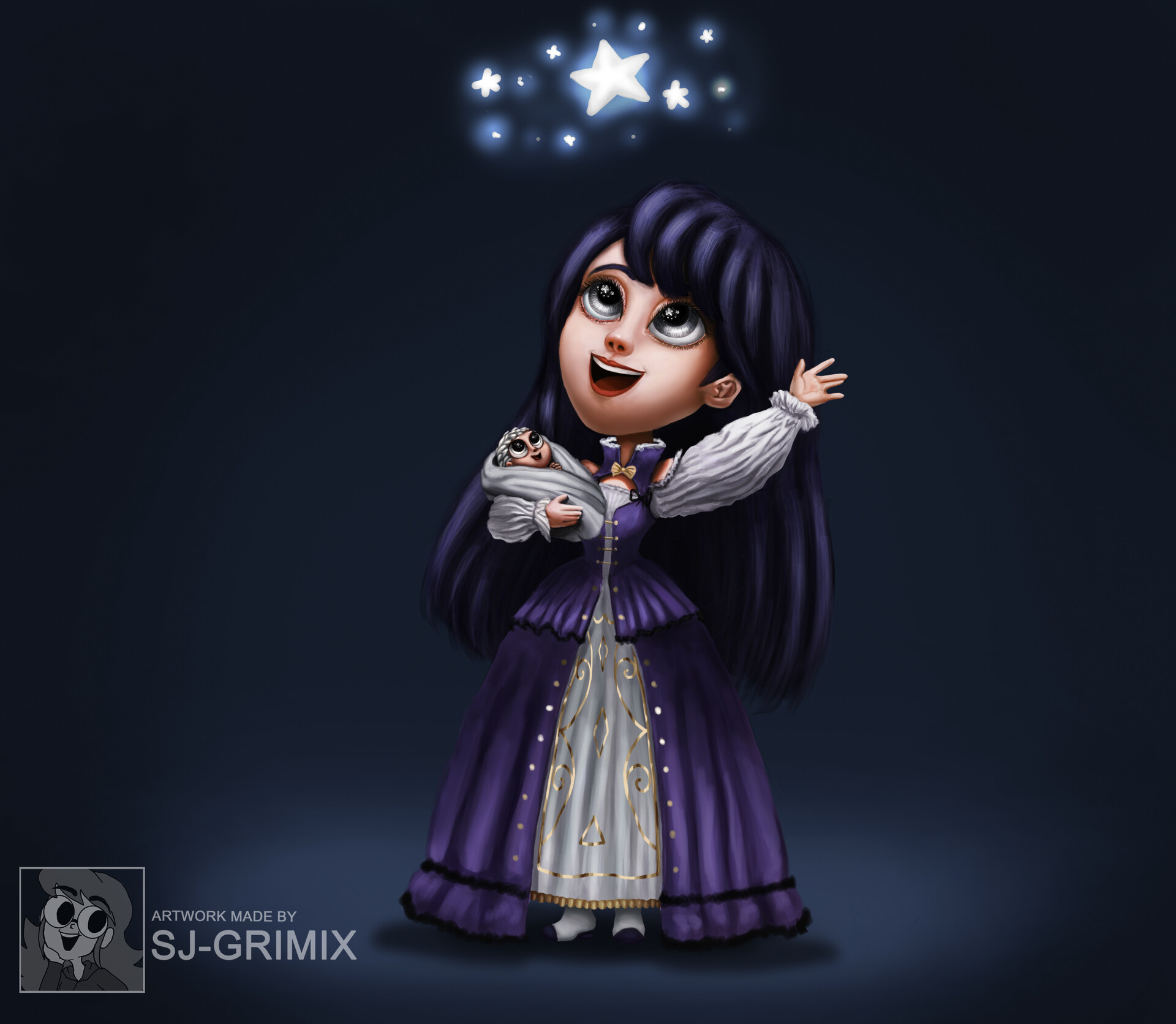 ArtStation - Baby xehanort with his Mother