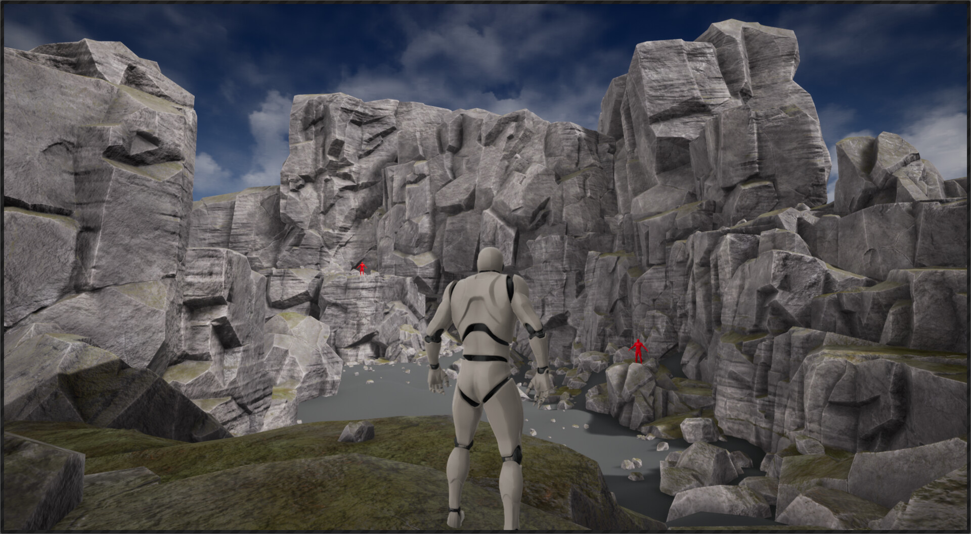 ArtStation - Game-Ready modular cliff set