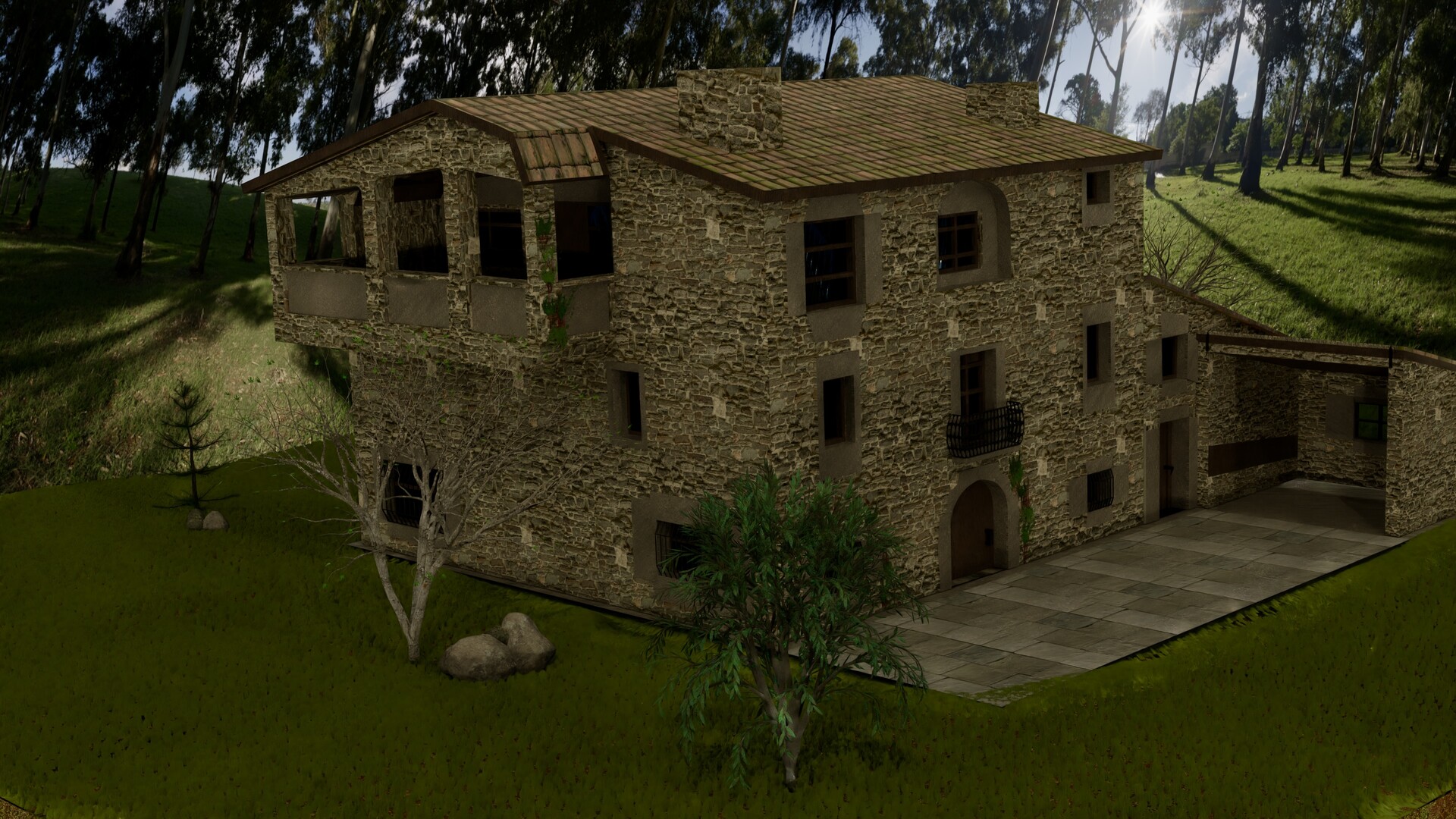 ArtStation - Rustic house