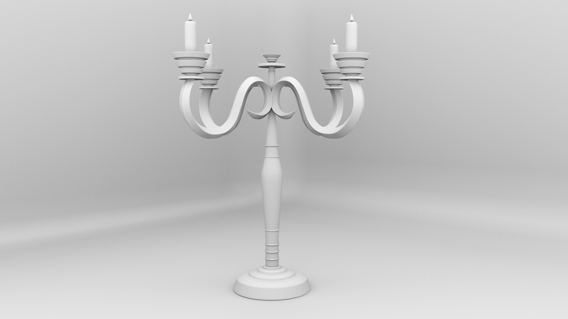 ArtStation - 3D Candle Stand Model