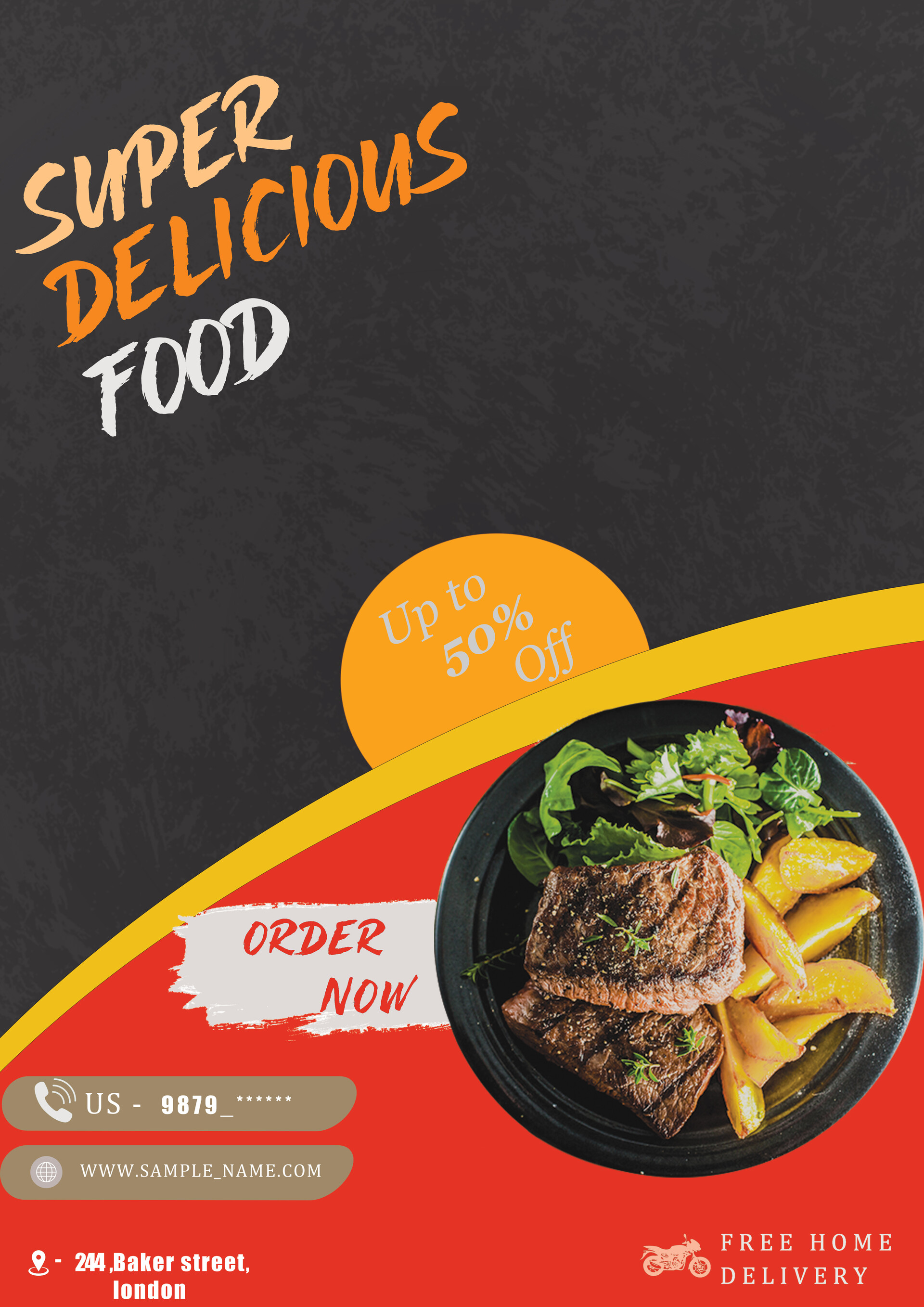 ArtStation - Food poster