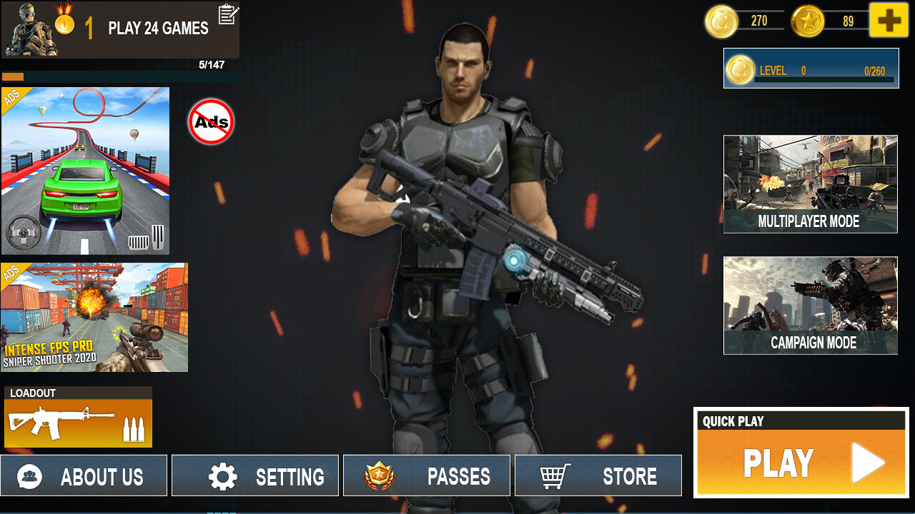 ArtStation - Shooting Game Gui
