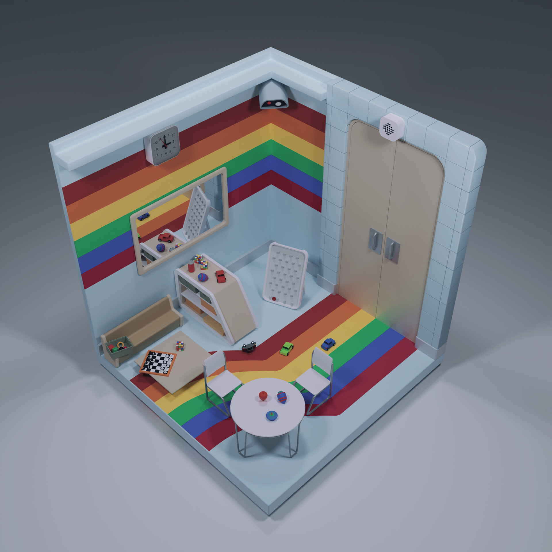 ArtStation - Rainbow Room