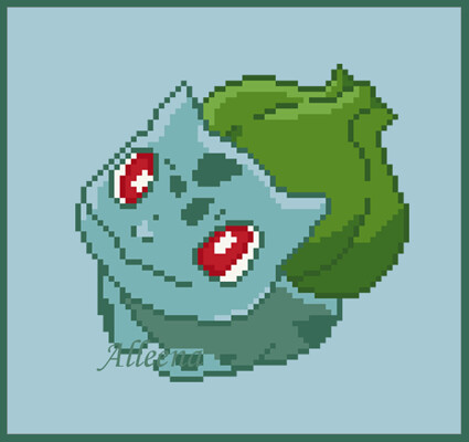 bulbasaur pixel art