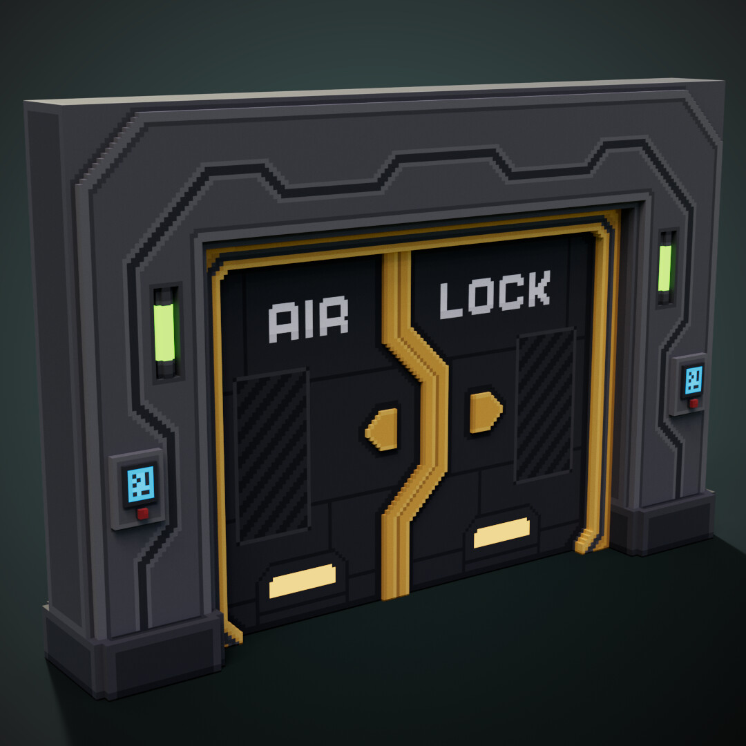 ArtStation - Space Base Gate