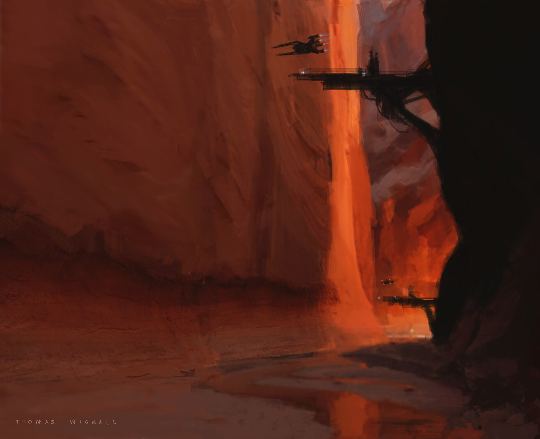 ArtStation - Wars Canyon Base