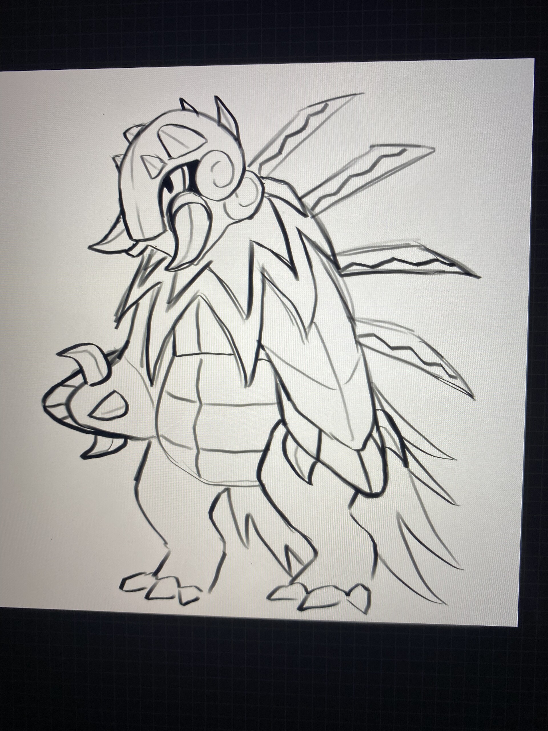 abomasnow coloring page
