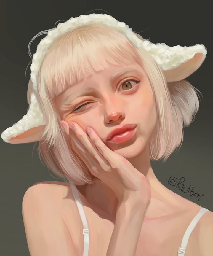 ArtStation - Lamb girl