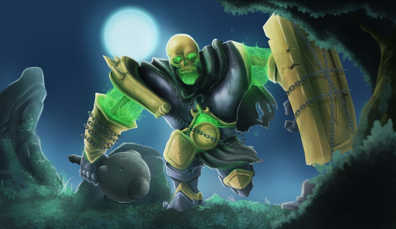 ArtStation - The undead's night (A noite dos mortos vivos)