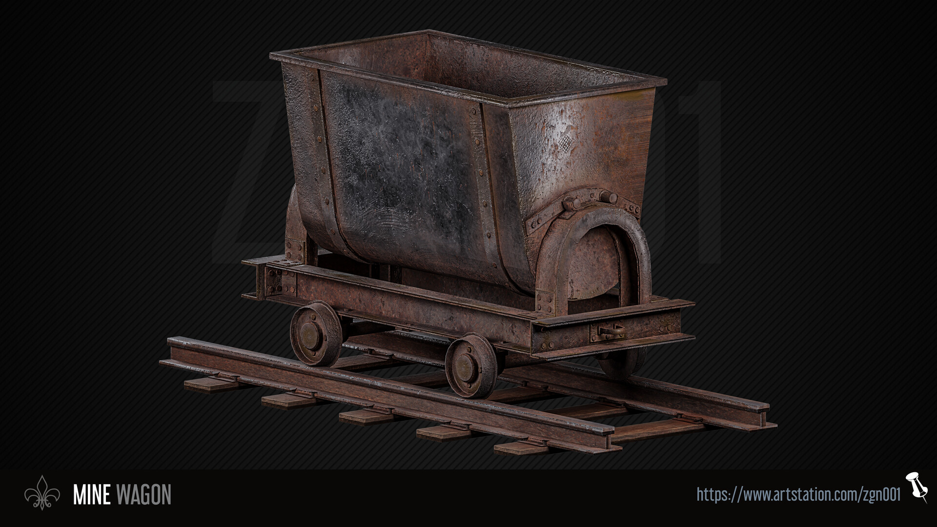 ArtStation - Old Mine Wagon