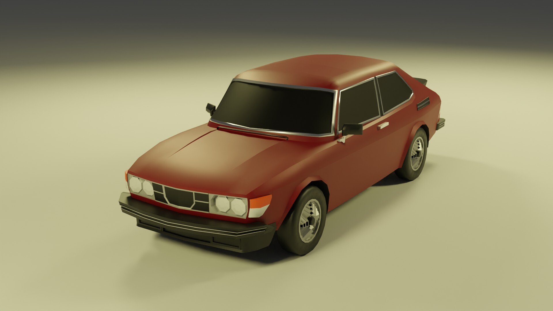 ArtStation - Saab 99 Turbo (1979)
