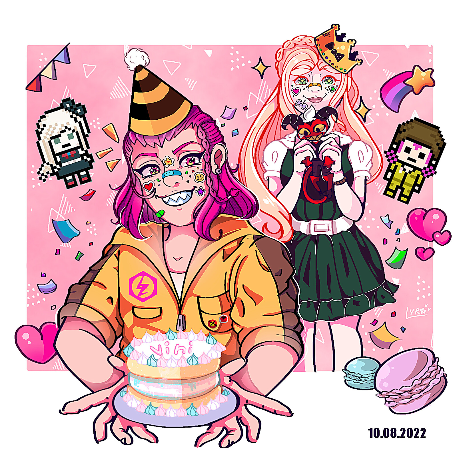 ArtStation - sounia wishes a happy b-day for vini