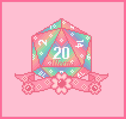 ArtStation - Pastel D20 Pixel Art