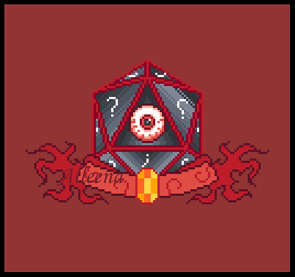 ArtStation - Dungeons and Dragons Dice - Pixel Art
