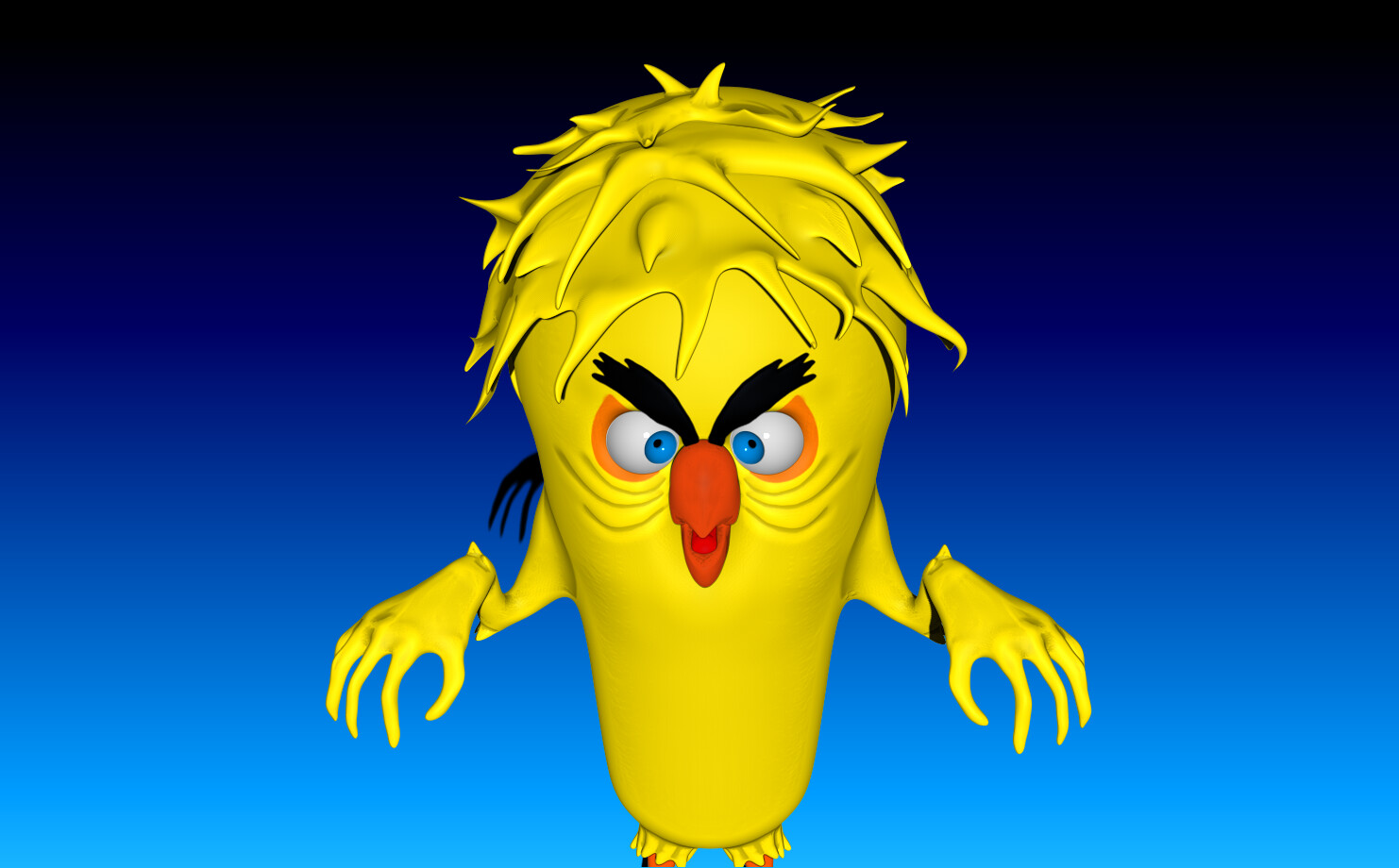 Angry Tweety Bird Monster