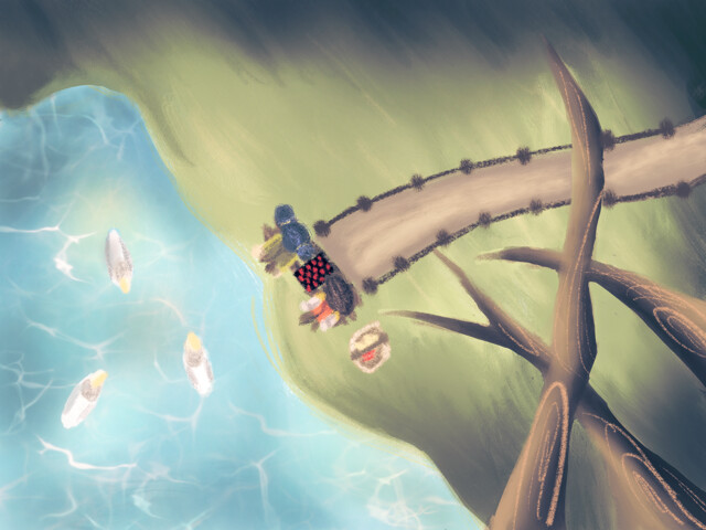 ArtStation - Lake Scene