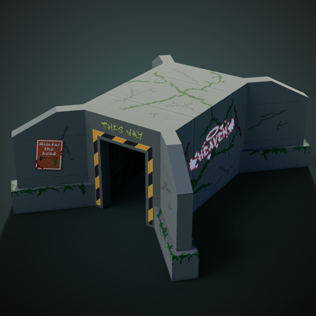 ArtStation - Bunker Entrance