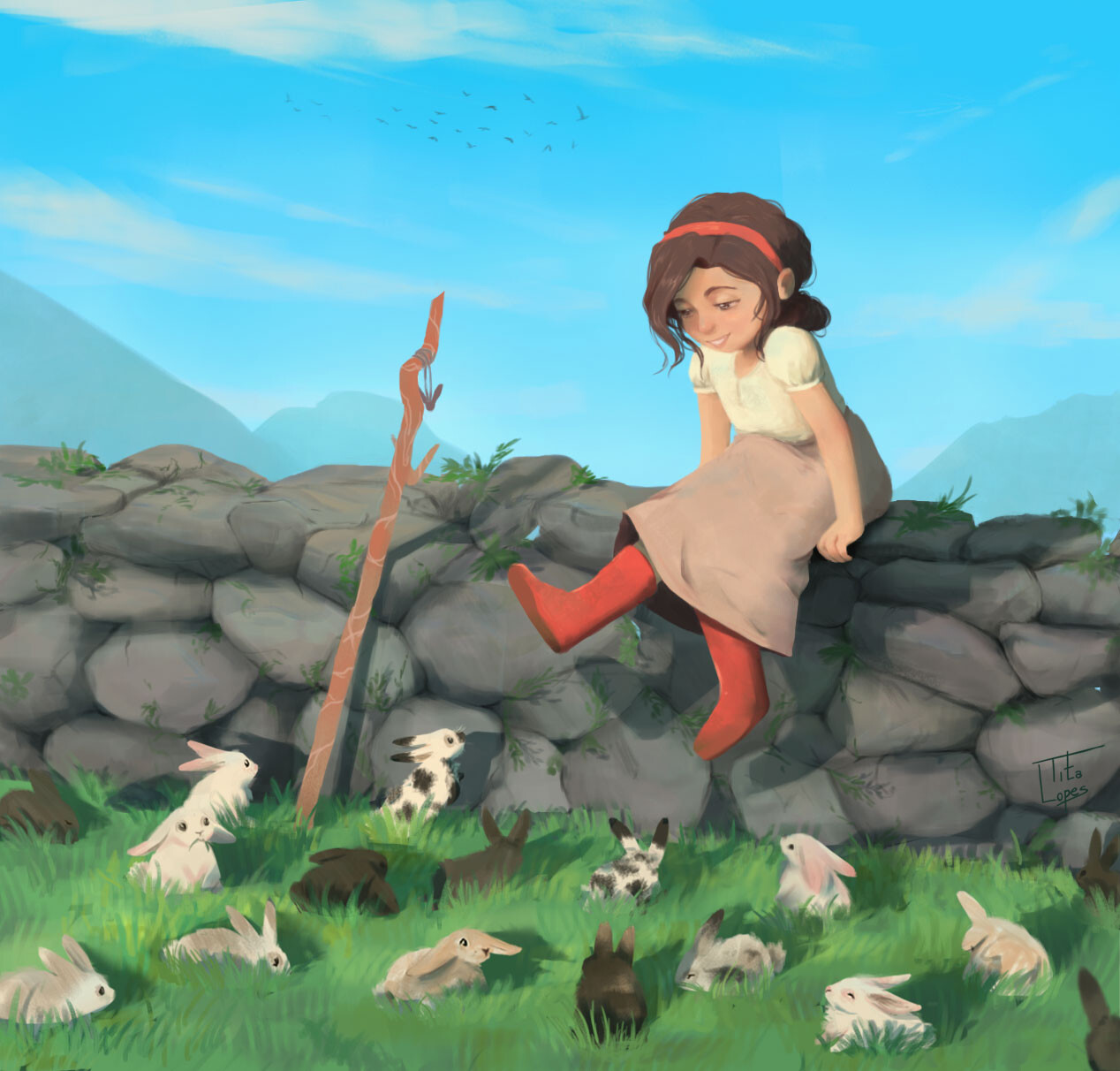 ArtStation - Rabbit Shepherdess - Color and Light