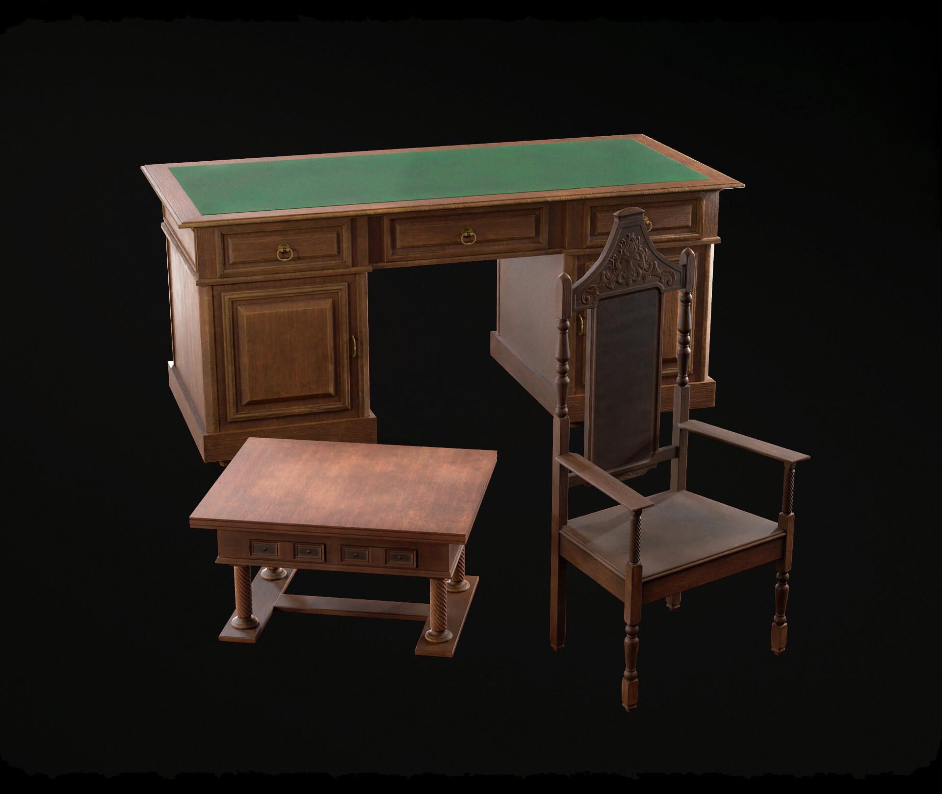 Aleksei Kazakov - Alchemist's room - Props & Materials