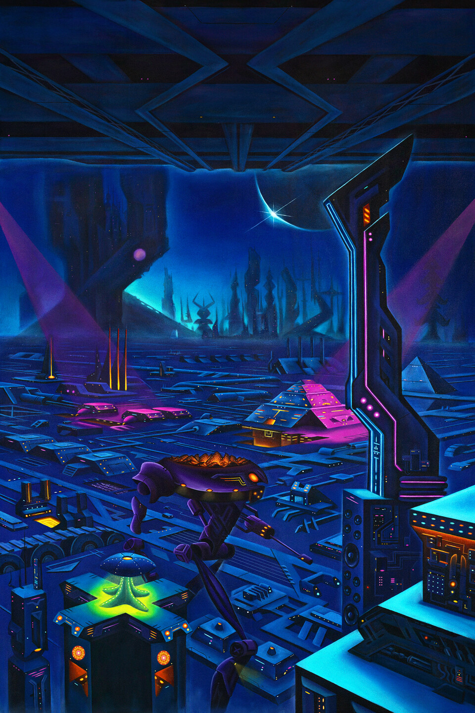 ArtStation - Techno Grid