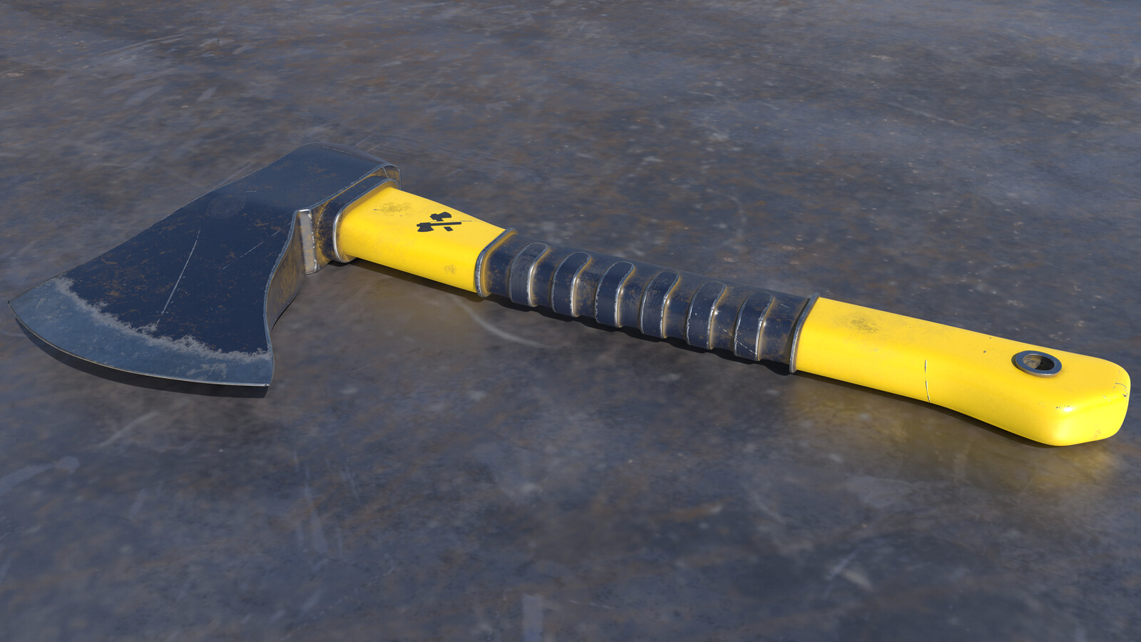 sanekcl - Black-Yellow Axe