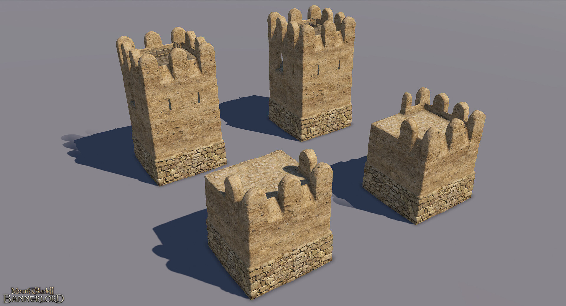 Mert Mimaroglu - M&B2 Bannerlord - Aserai - Level 2 Castle Parts