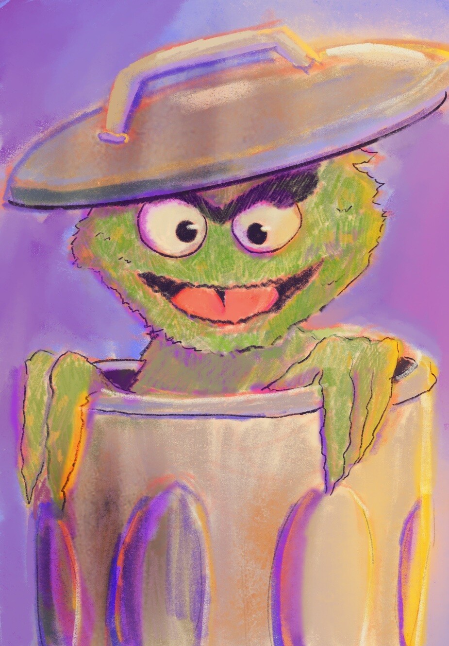 ArtStation - Oscar the Grouch