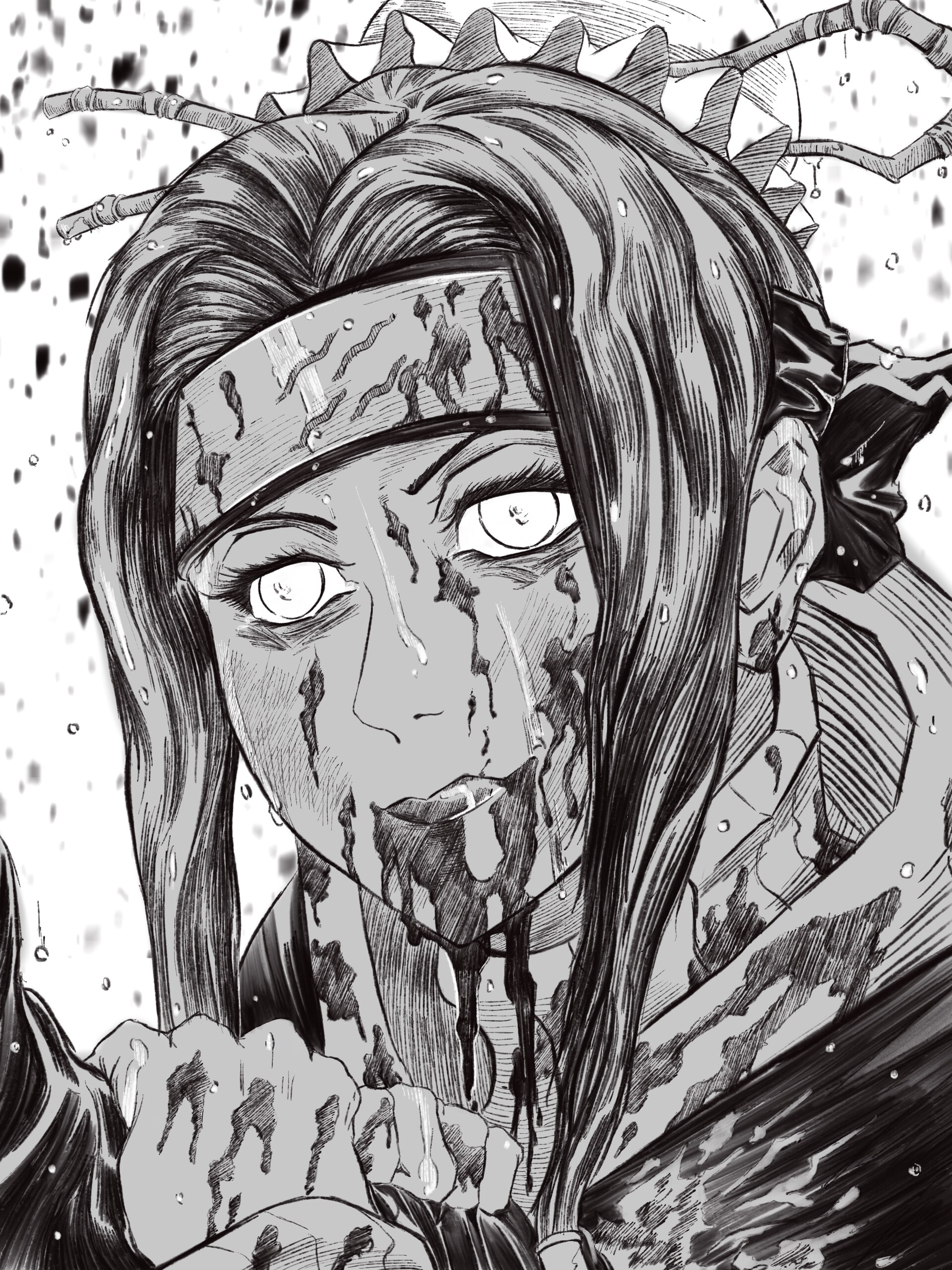 how to draw haku naruto