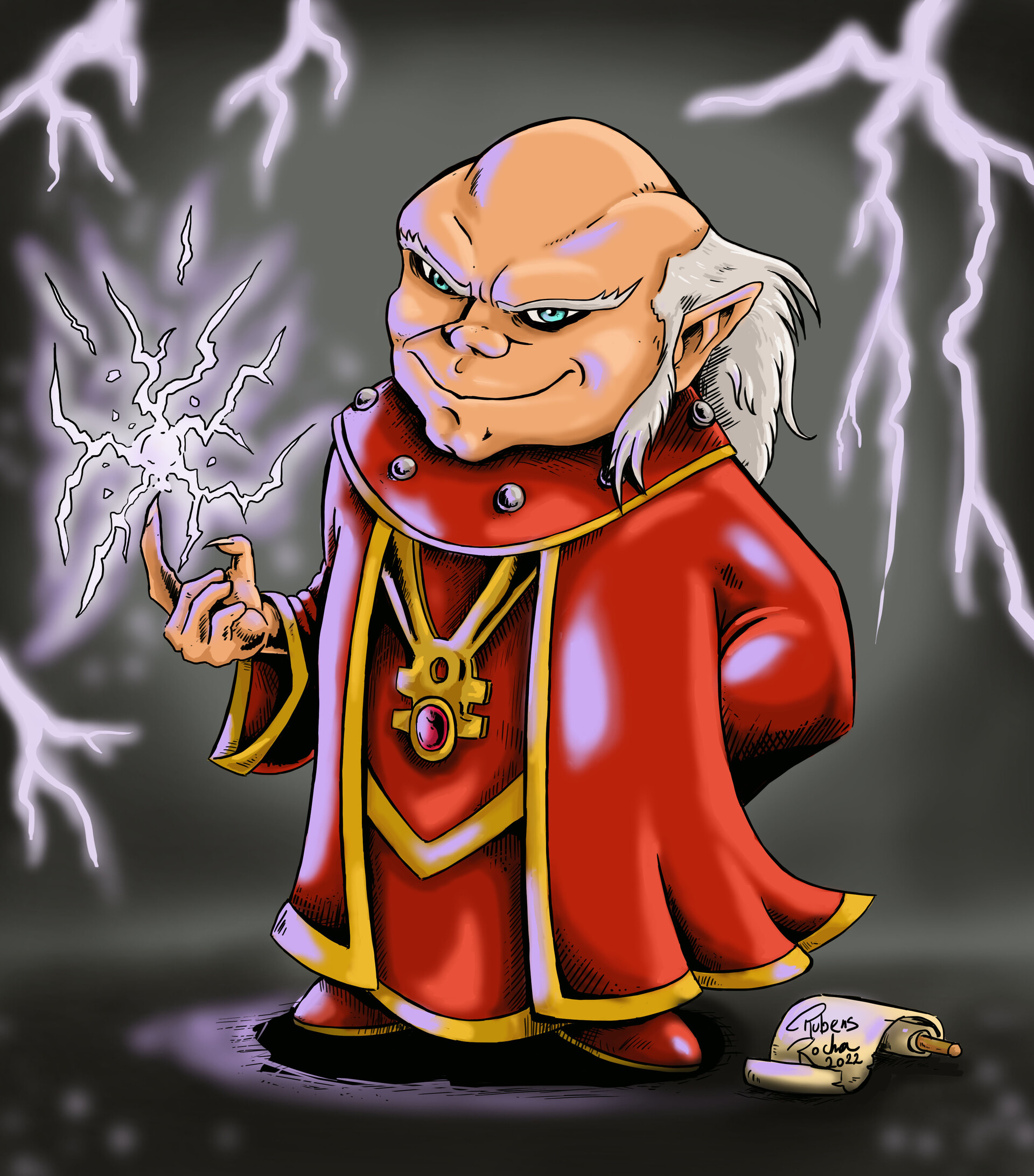 ArtStation - Mestre dos magos fanart digital art