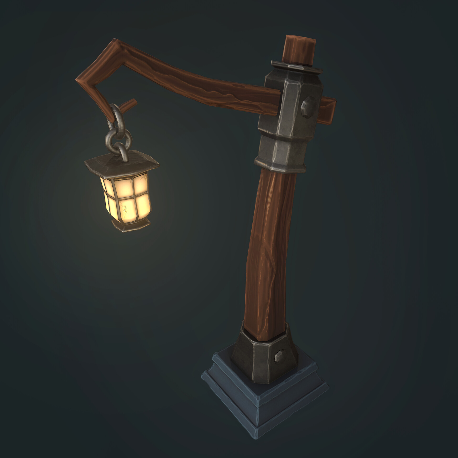 ArtStation - Stylized lantern