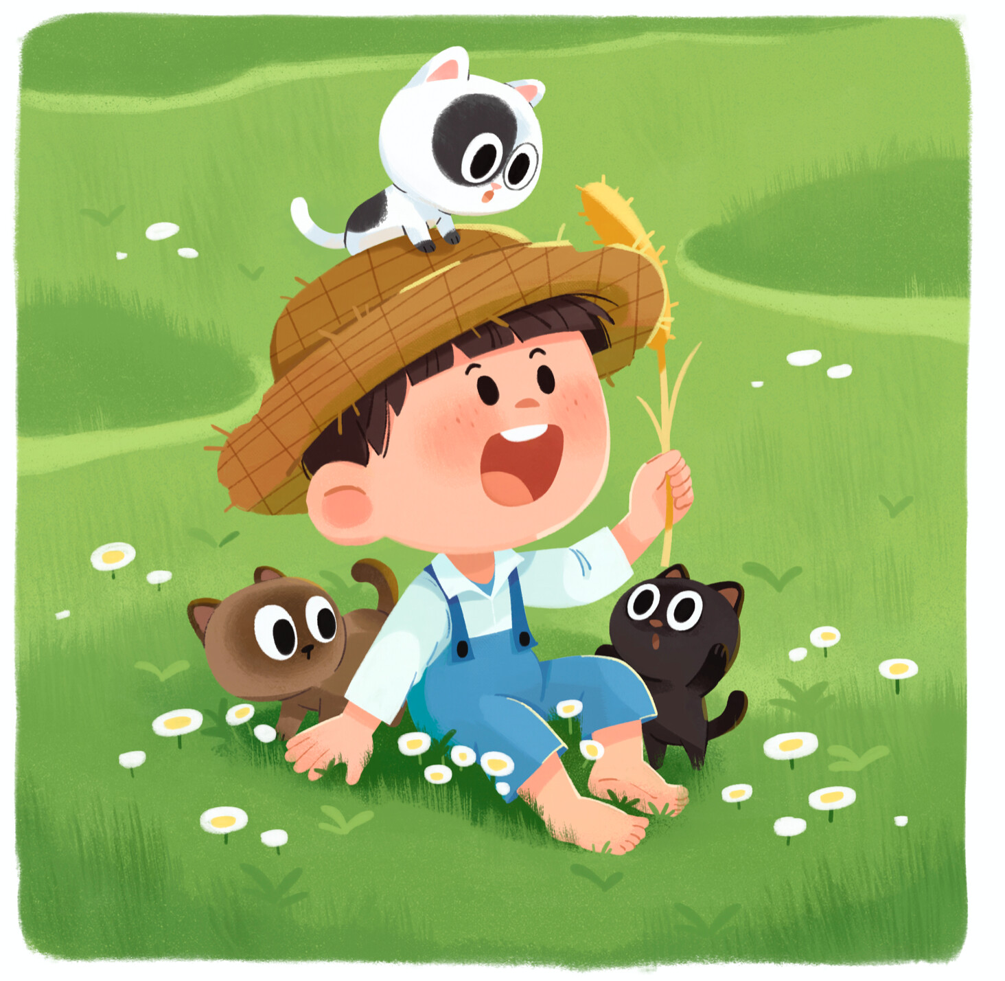 ArtStation - 2D cartoon kids