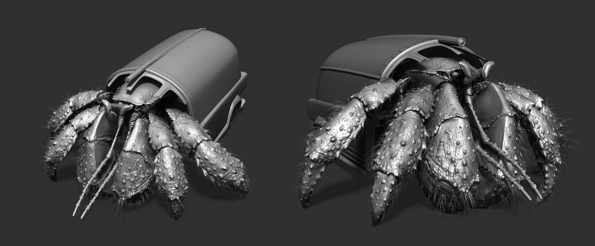 ArtStation - Hermit Crab. Fallout 76.