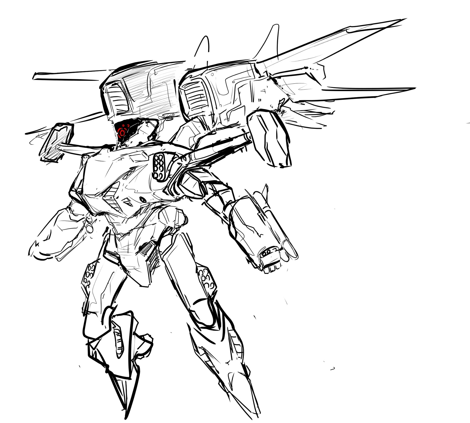 ArtStation - Mech Sketch