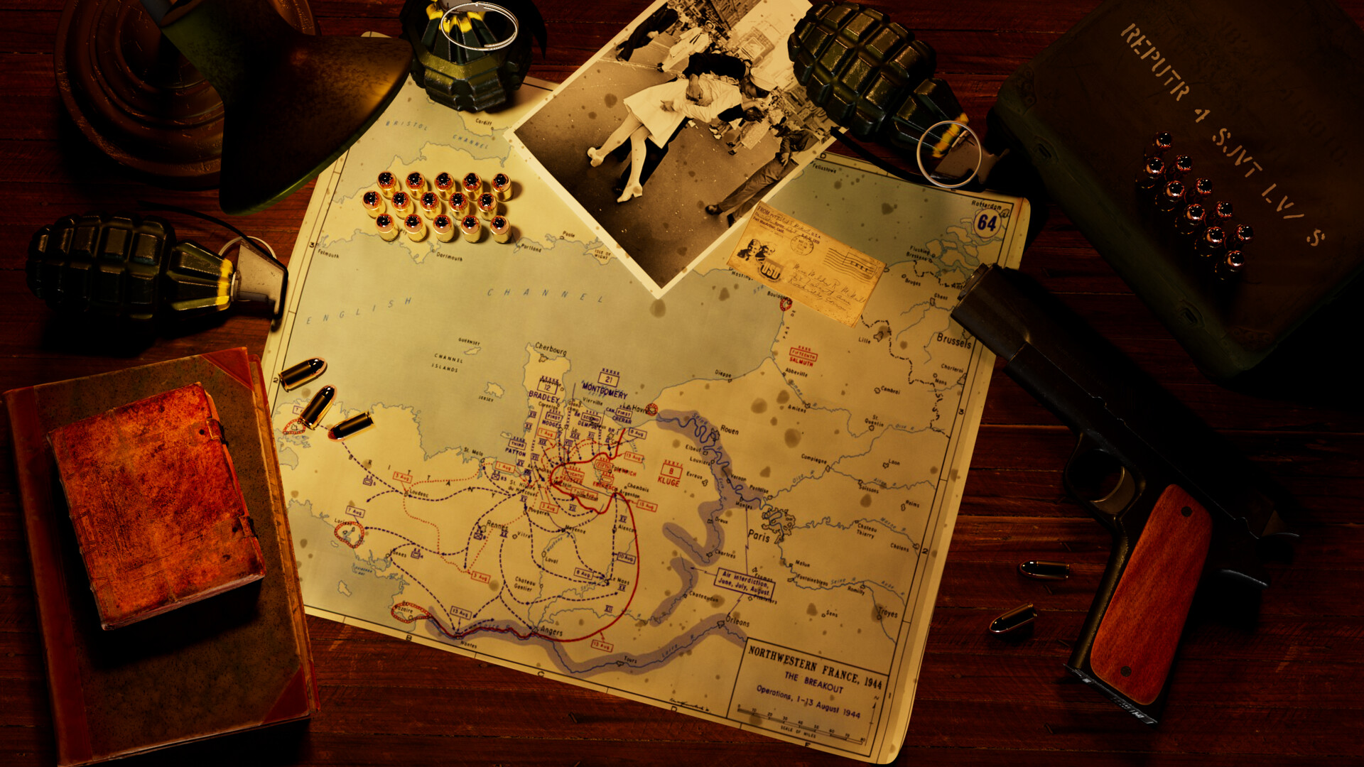 ArtStation - War General's Desk