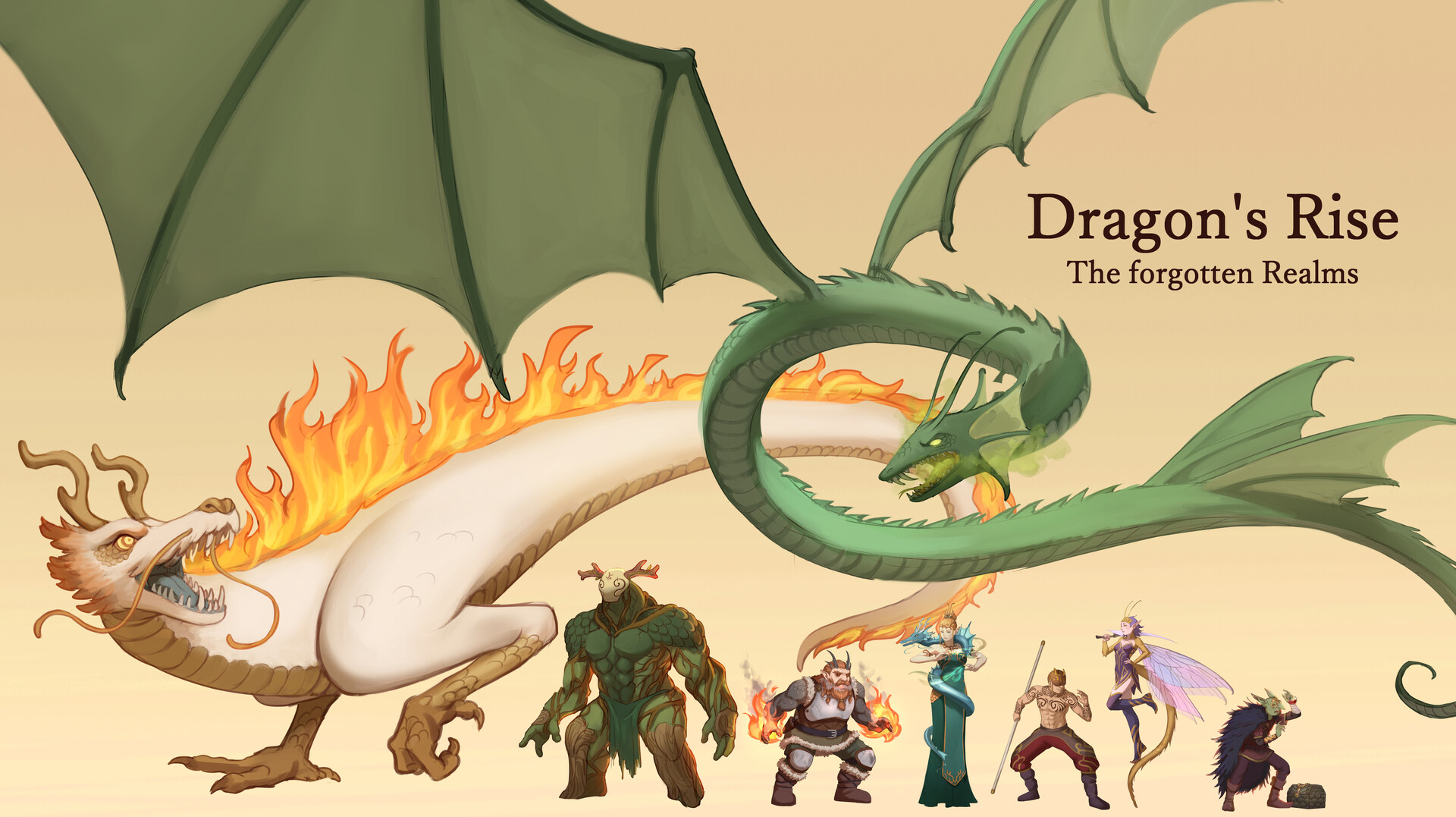 ArtStation - Dragon's Rise: Forgotten Realms