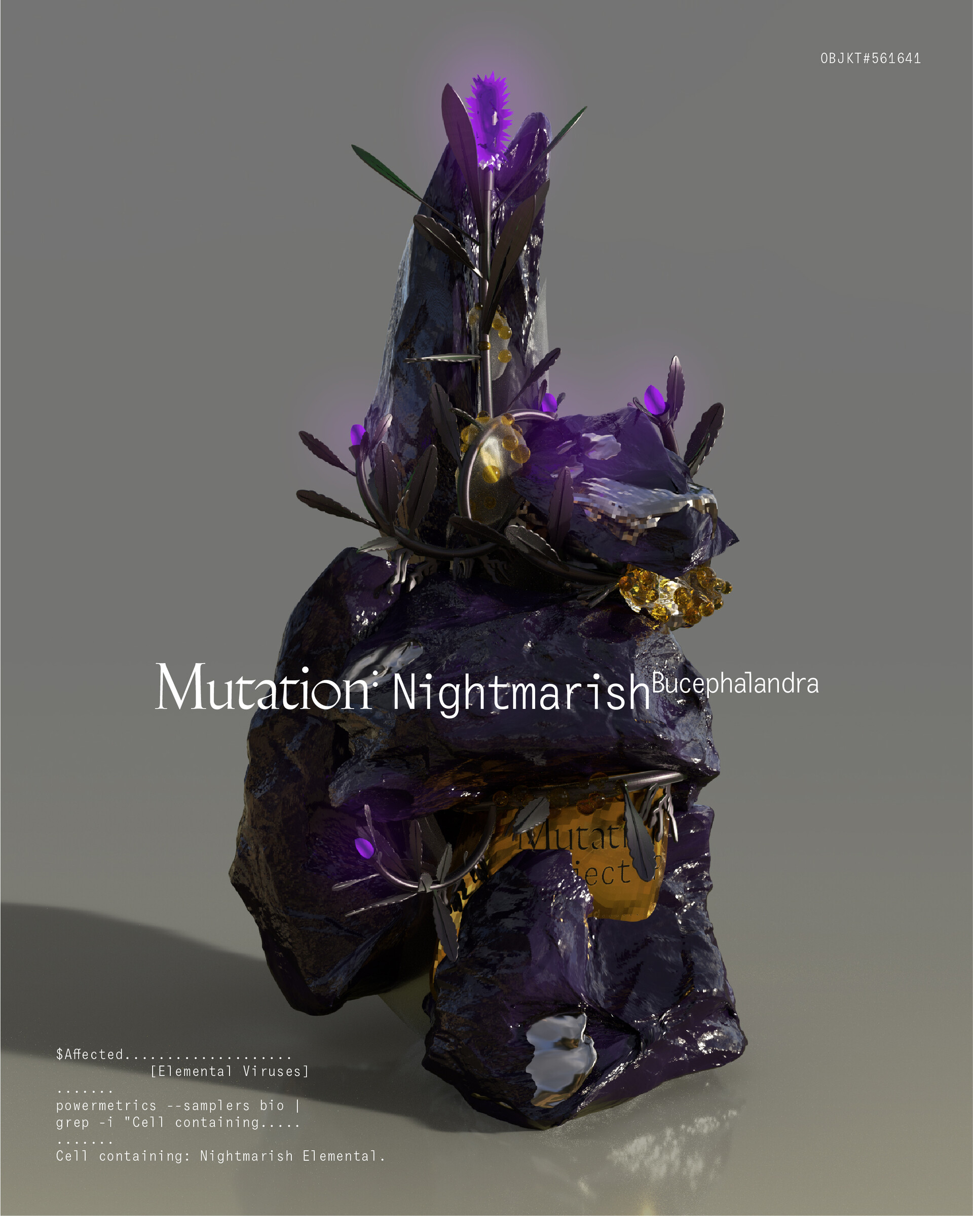 ArtStation - Mutation: Nightmarish Bucephalandra