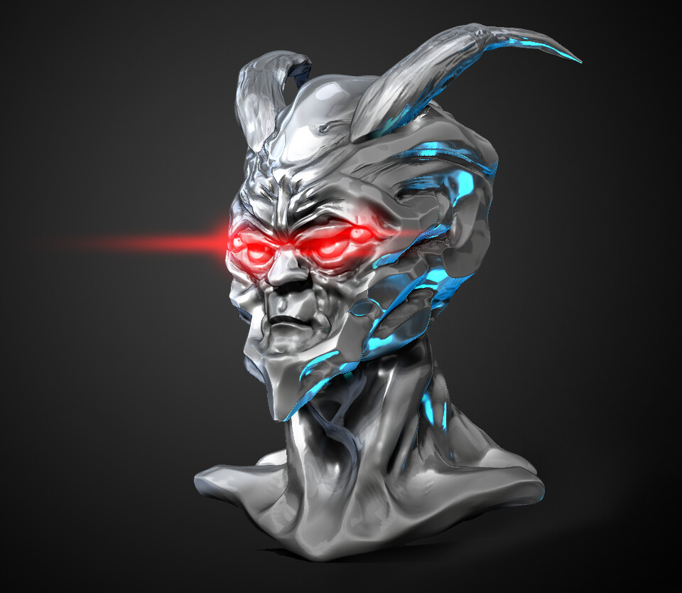 ArtStation - Alien creature Headsculpt