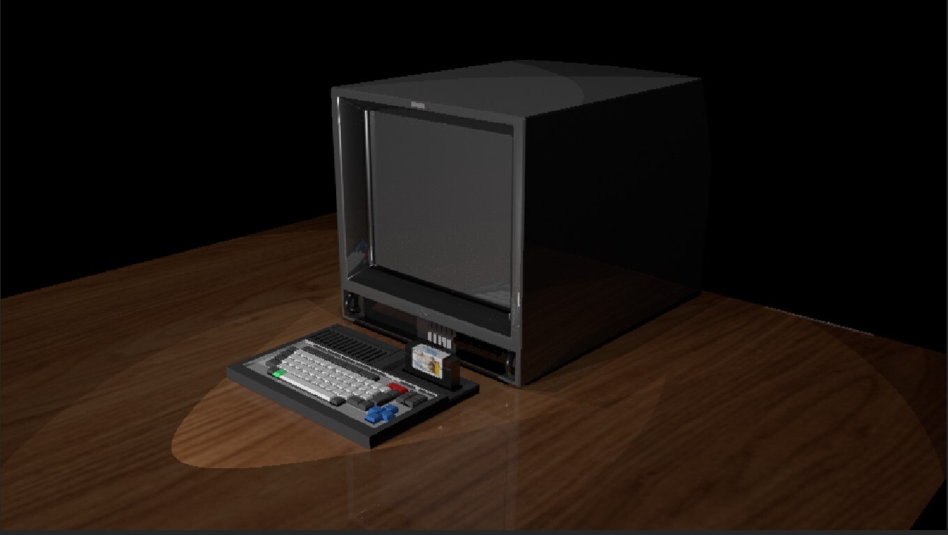 ArtStation - MSX Computer Modelling