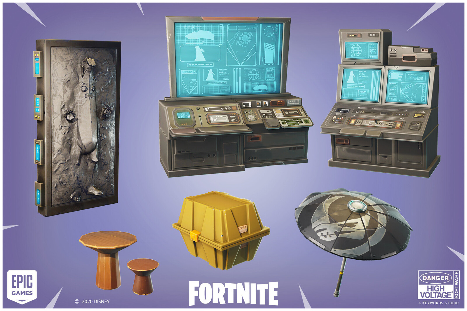 Jacob Kryca - Fortnite - Hunters Haven Mandalorian Props