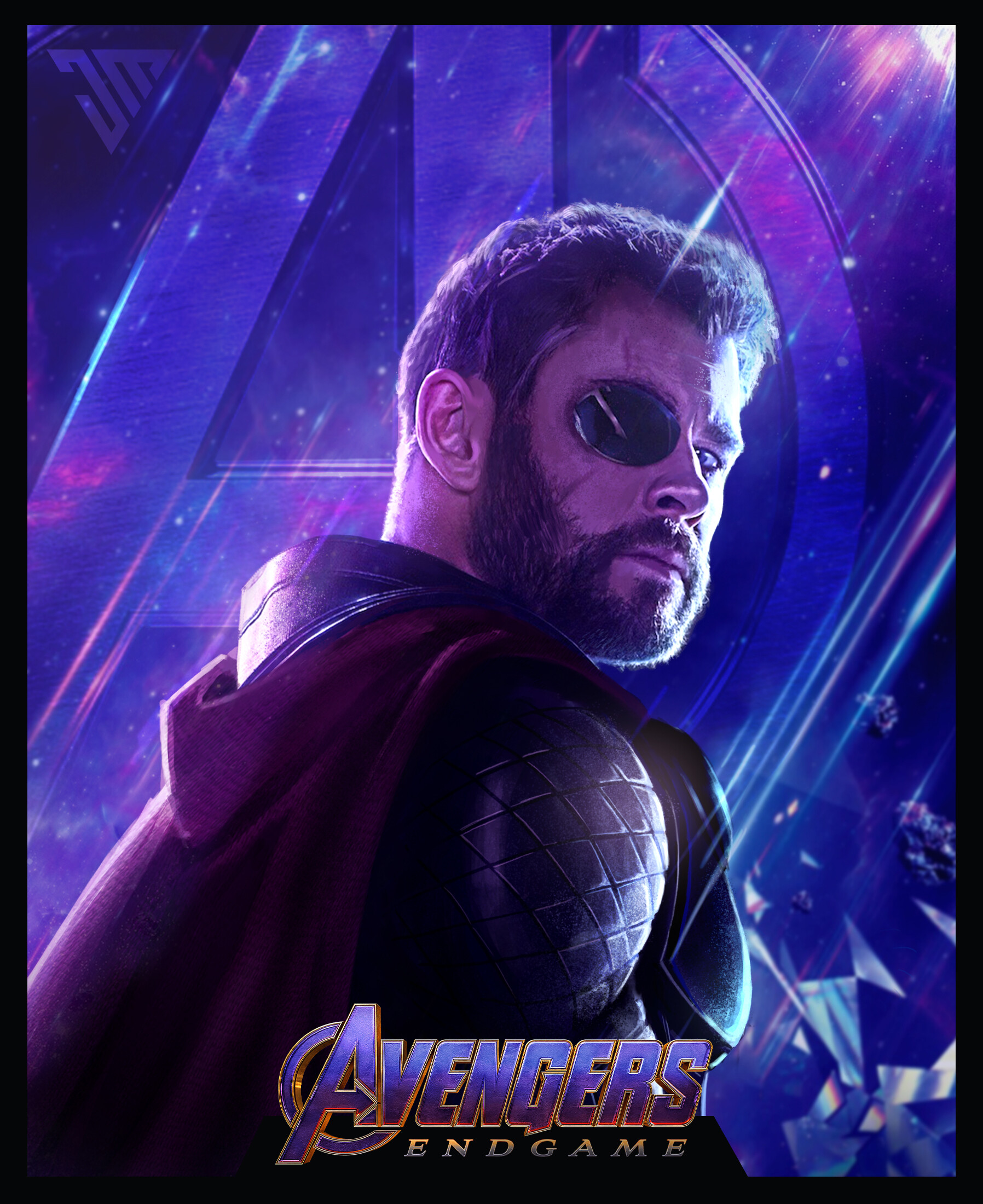 James Marosi - Chris Hemsworth, Thor - Illustration