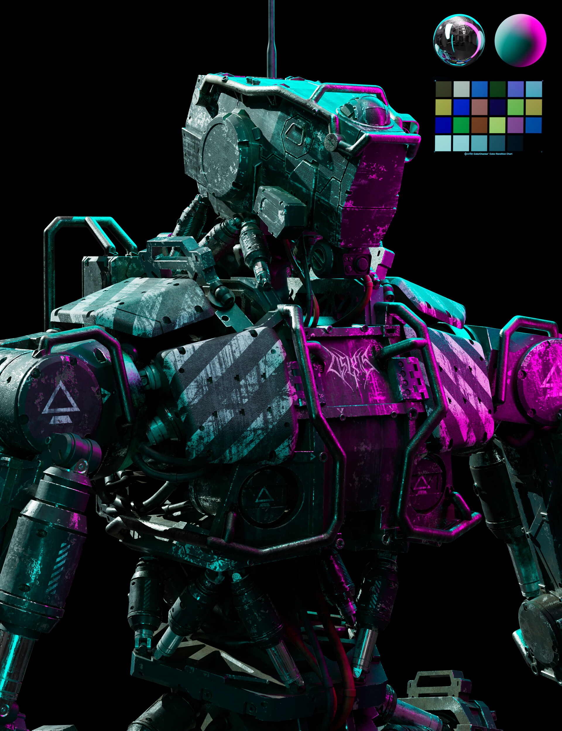 Johnny Fehr - Neon Robot Soldier