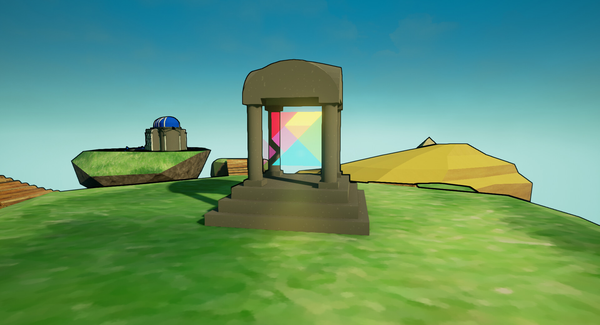 ArtStation - Flying Rocks demo