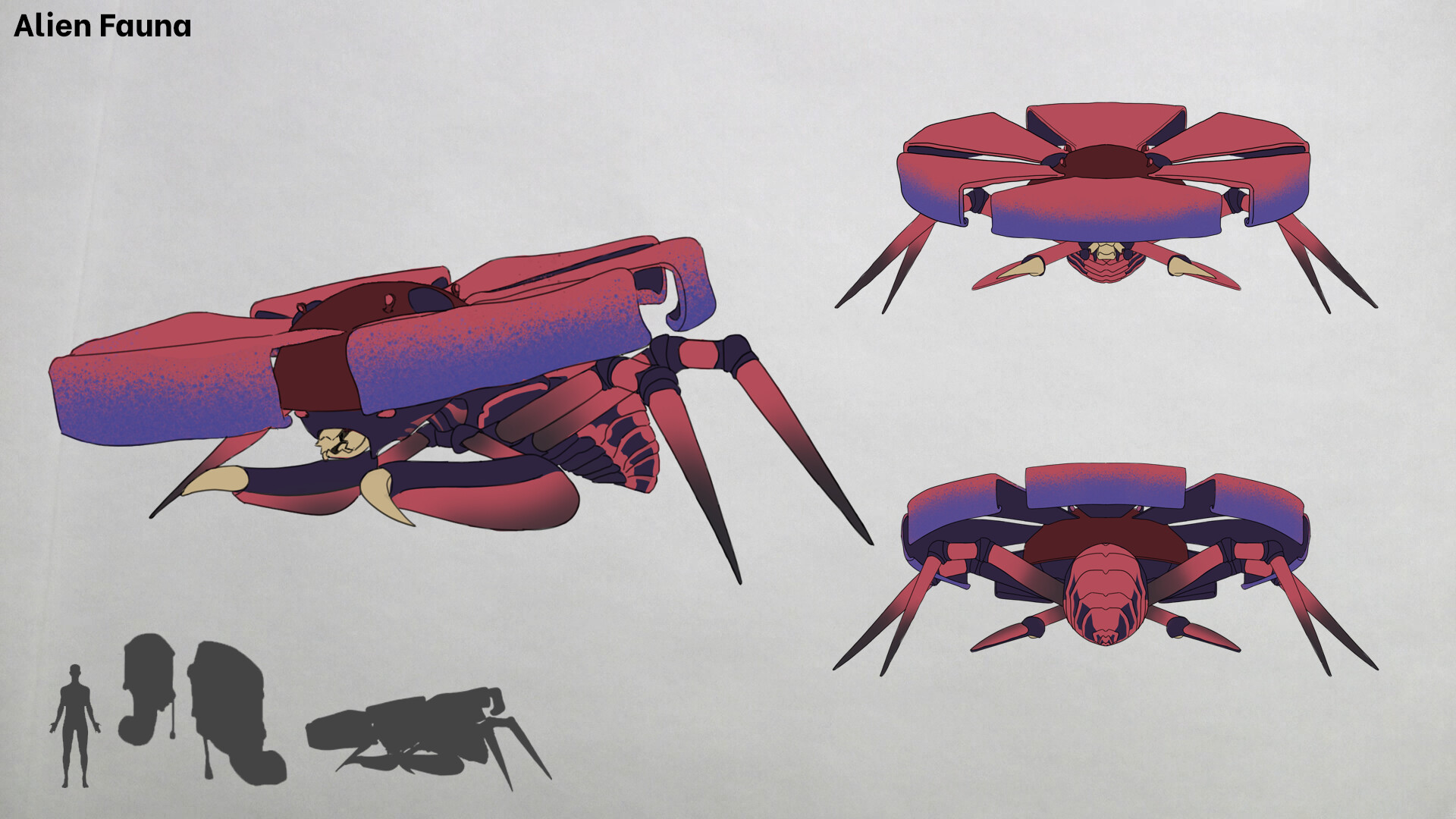 ArtStation - Alien Fauna concept design for Audacity Games