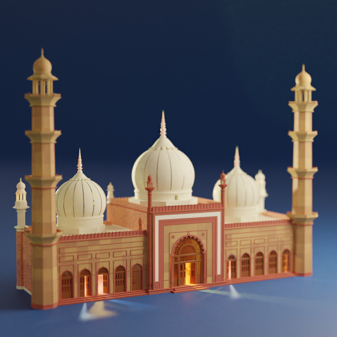 ArtStation - Sir Syed Mosque, AMU
