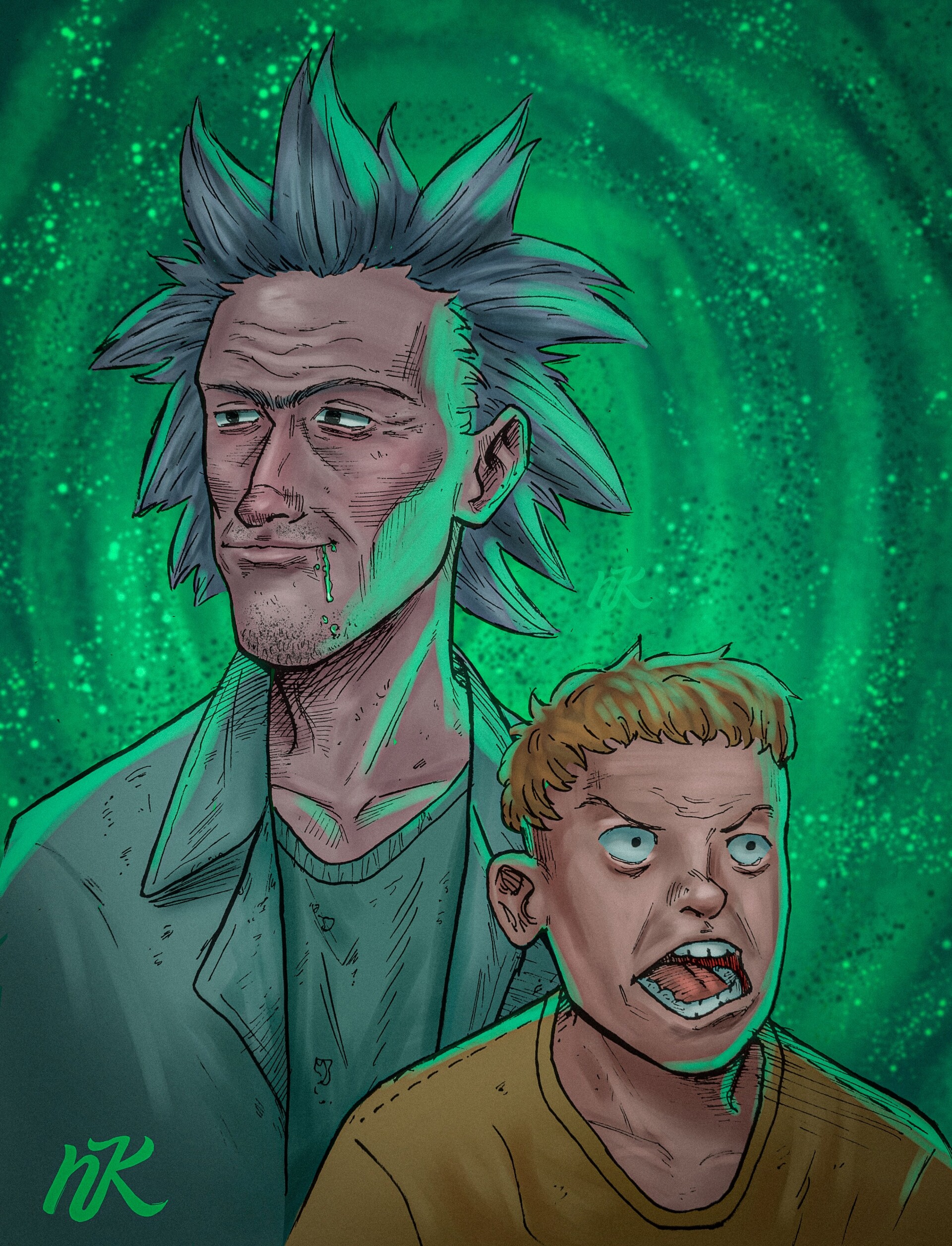 ArtStation - Rick and Morty Fan Art
